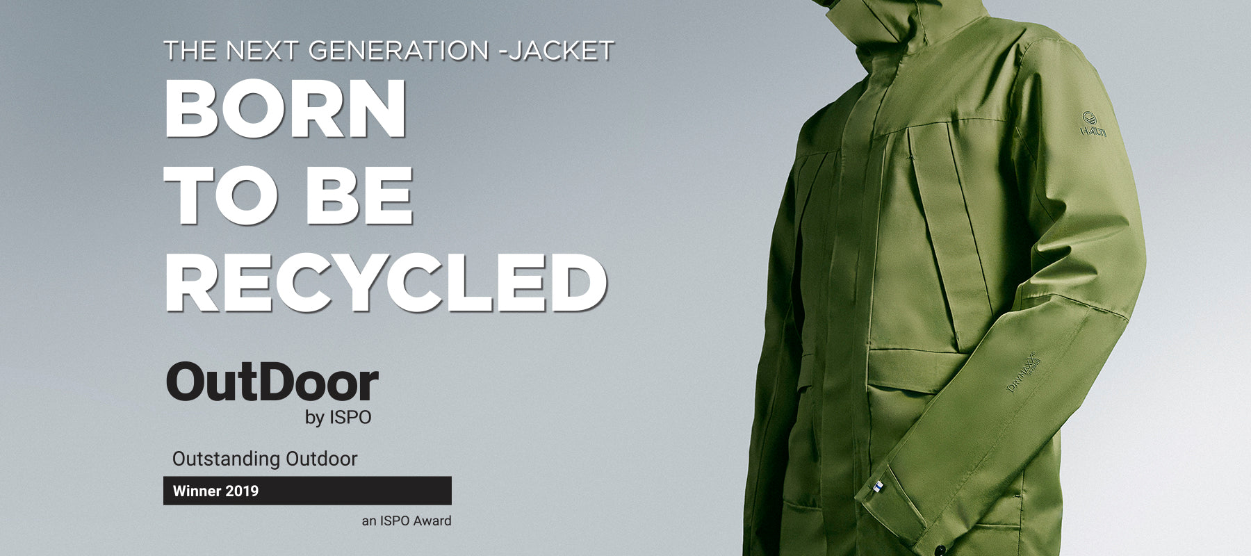 Born to be recycled – Halti Hiker Next Generation Jacket – Halti Global ...